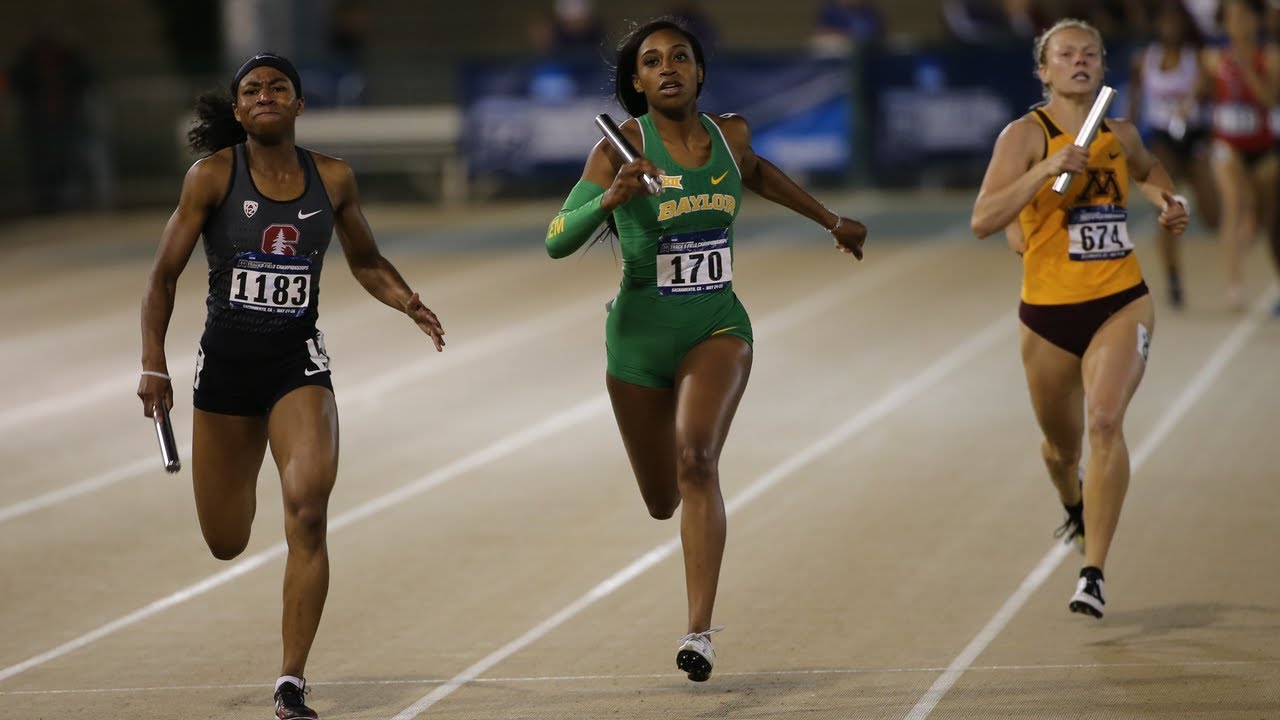 4x4 Photo Finish After Anchor Leg Comeback At NCAA West Prelims - YouTube