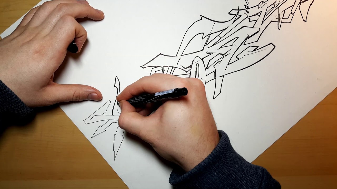 3Modes Graffiti Speed Art #2 - YouTube