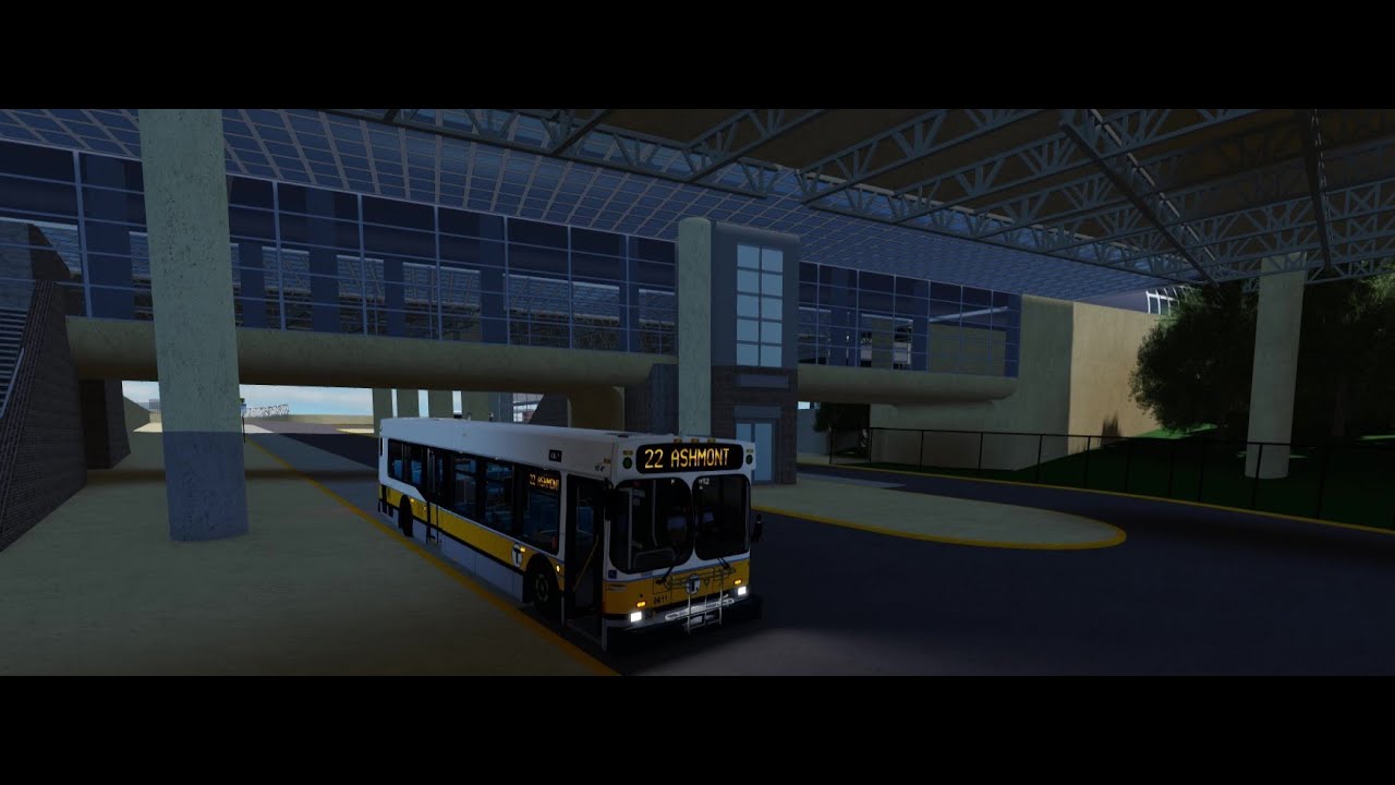 MBTA Roblox South End Route 22 To Franklin Park (New Flyer D40LF) - YouTube