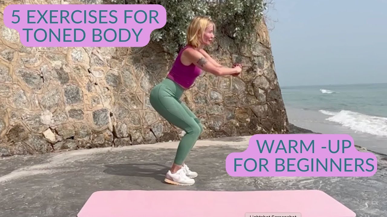 Full body workout. 5 exercises for toned body. - YouTube