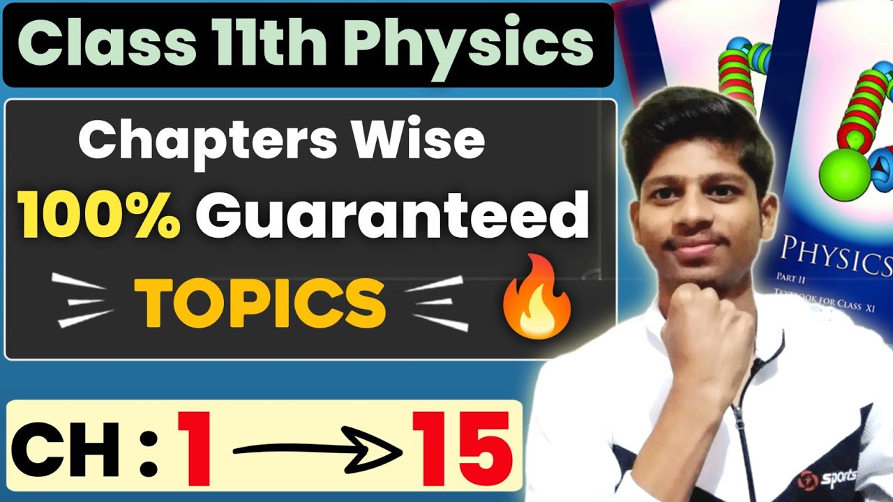 Class 11th Physics Strategy 2024-25 🔥 | Chapterwise Most Important ...