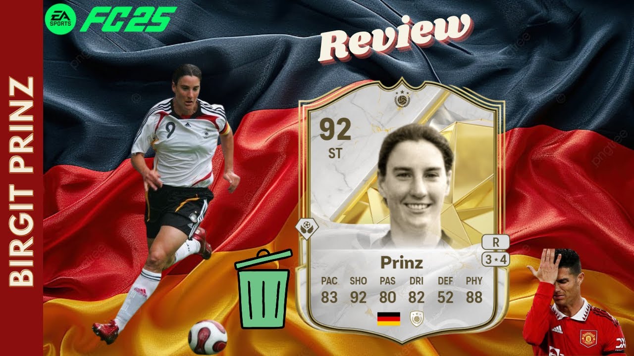 FC 25 Birgit Prinz 92 Icon Player Review - YouTube