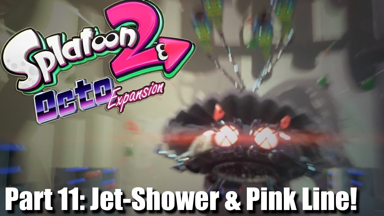 Splatoon 2 Octo Expansion 100% W/DUDE: #11 Jet-Shower & Pink Line ...