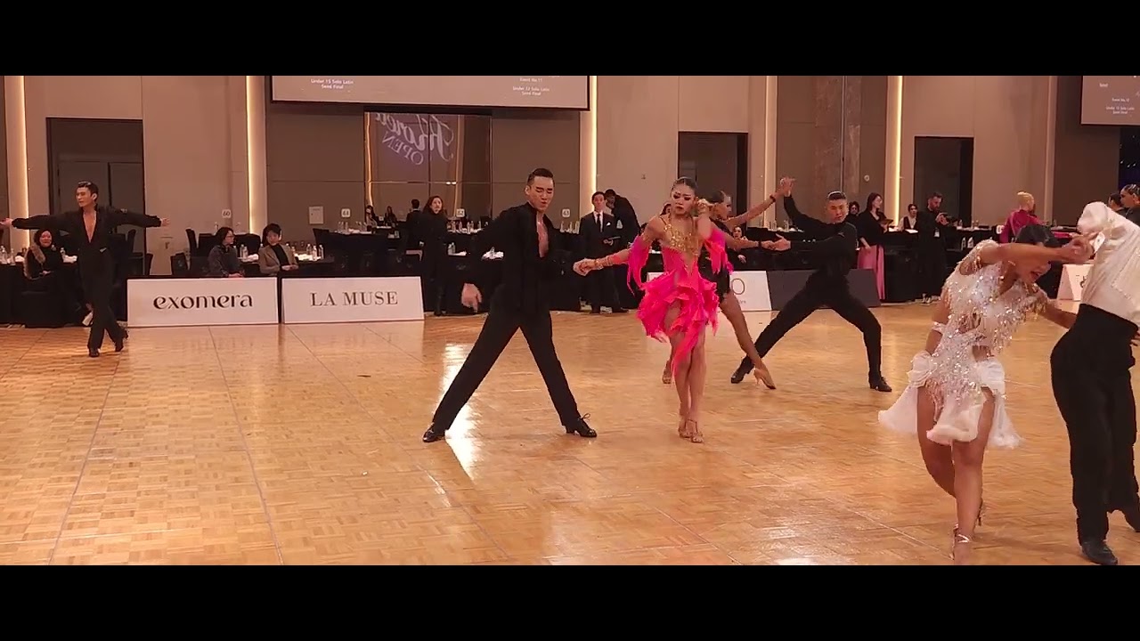 Ryan Wang & Michelle Chi China Rumba Under 21 Latin 1R 언더 21 라틴 Korea ...