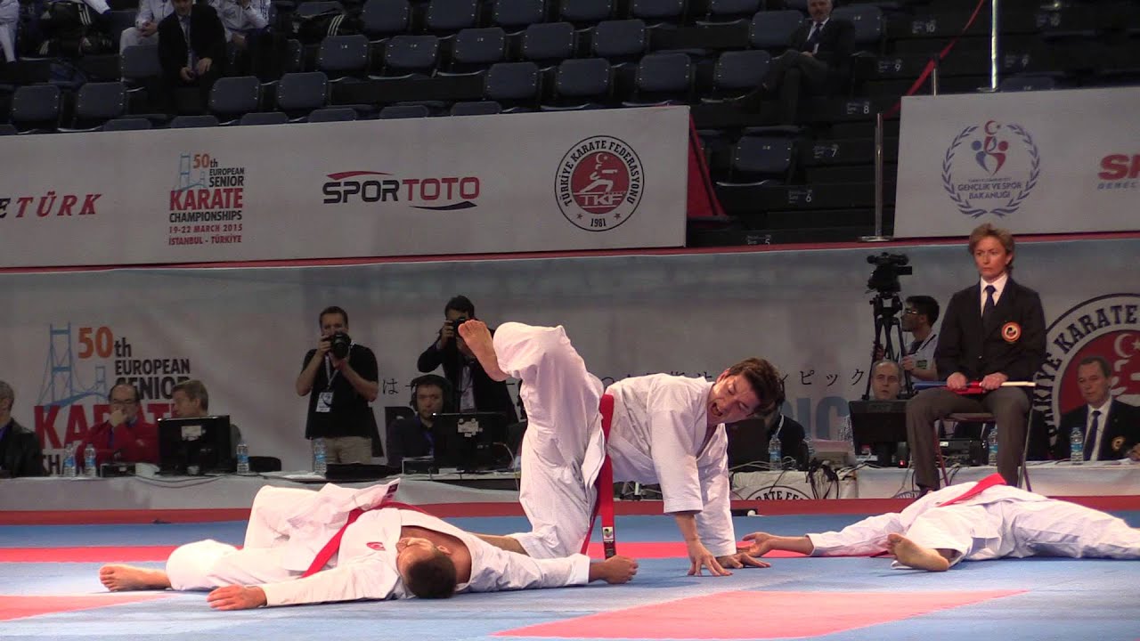 Bunkai Kata Unsu. Male Team TURKEY. Bronze medal match. 2015 European ...