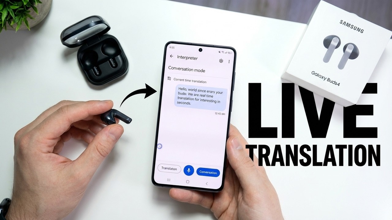 How to Use Live Translation on Samsung Galaxy Buds 4? - YouTube