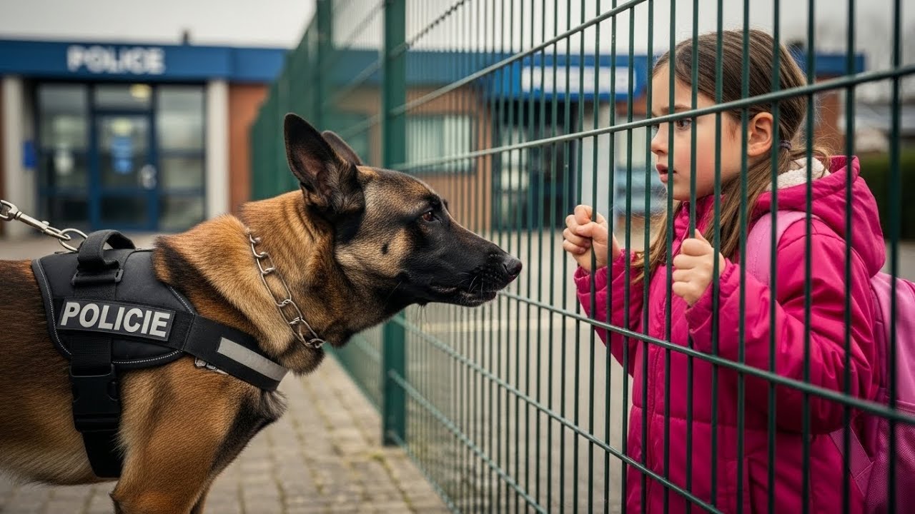 Every Day This Girl Visits a Police Dog — When the Handler Noticed ...