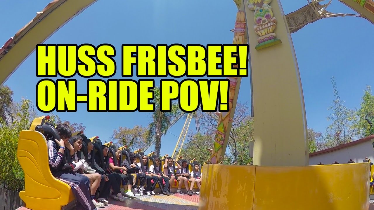 HUSS Frisbee Onride POV Six Flags Mexico Vudú Ride - YouTube