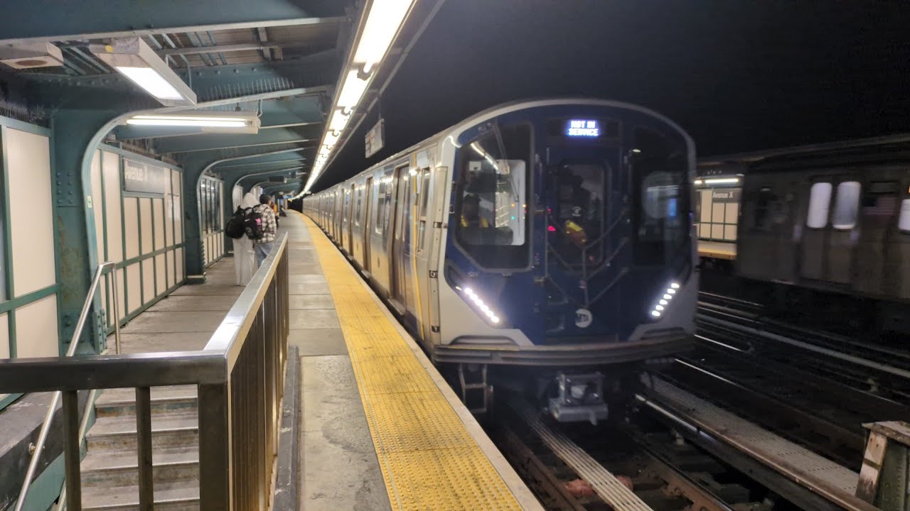 NYC Subway: R211 Transfers to/from Pitkin Yard Running via the F Line ...