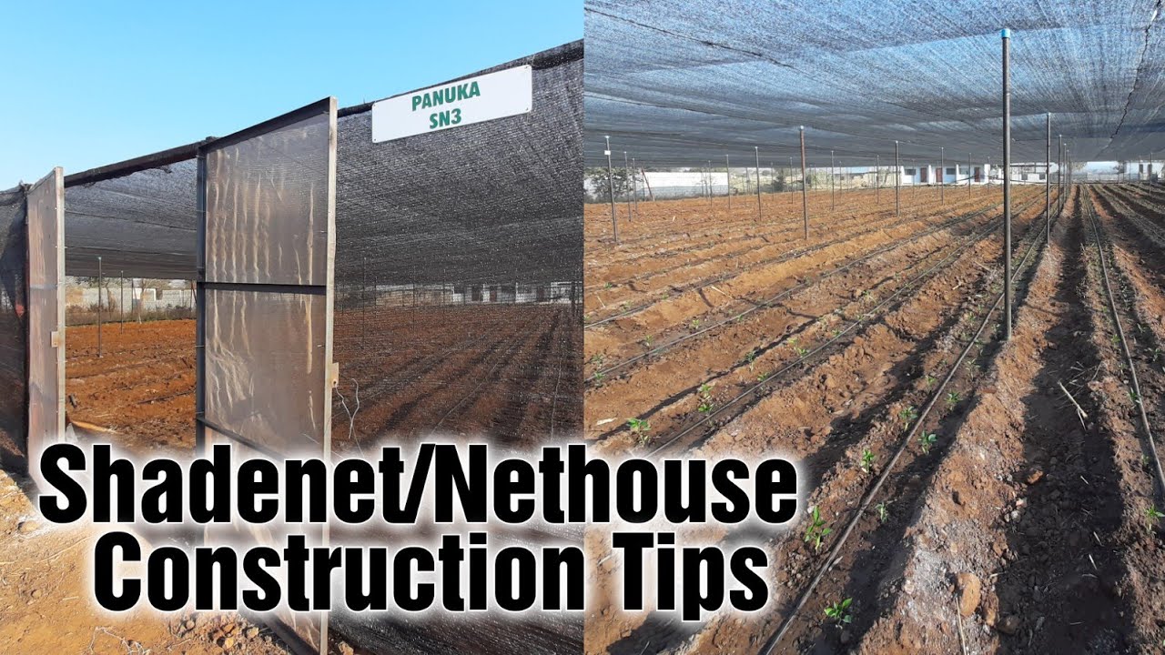 Shadenet /Nethouse Construction Tips - YouTube