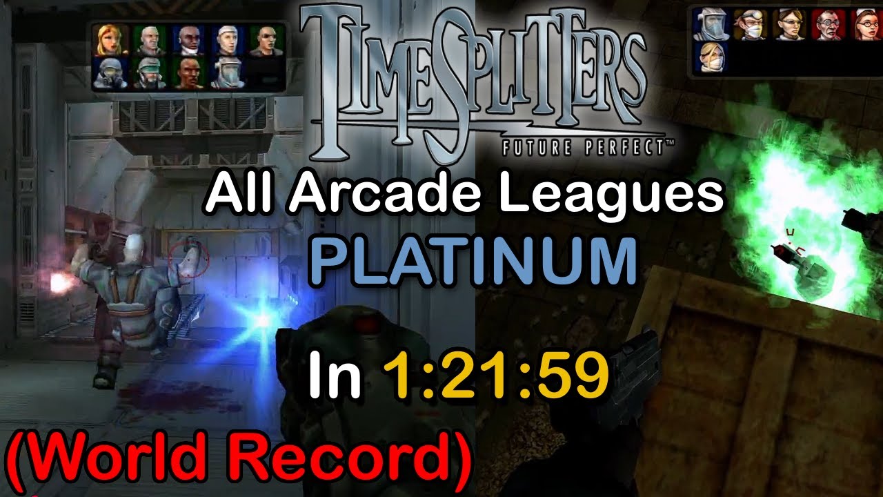 TimeSplitters: Future Perfect - All Arcade Leagues Platinum% in 1:21:59 ...