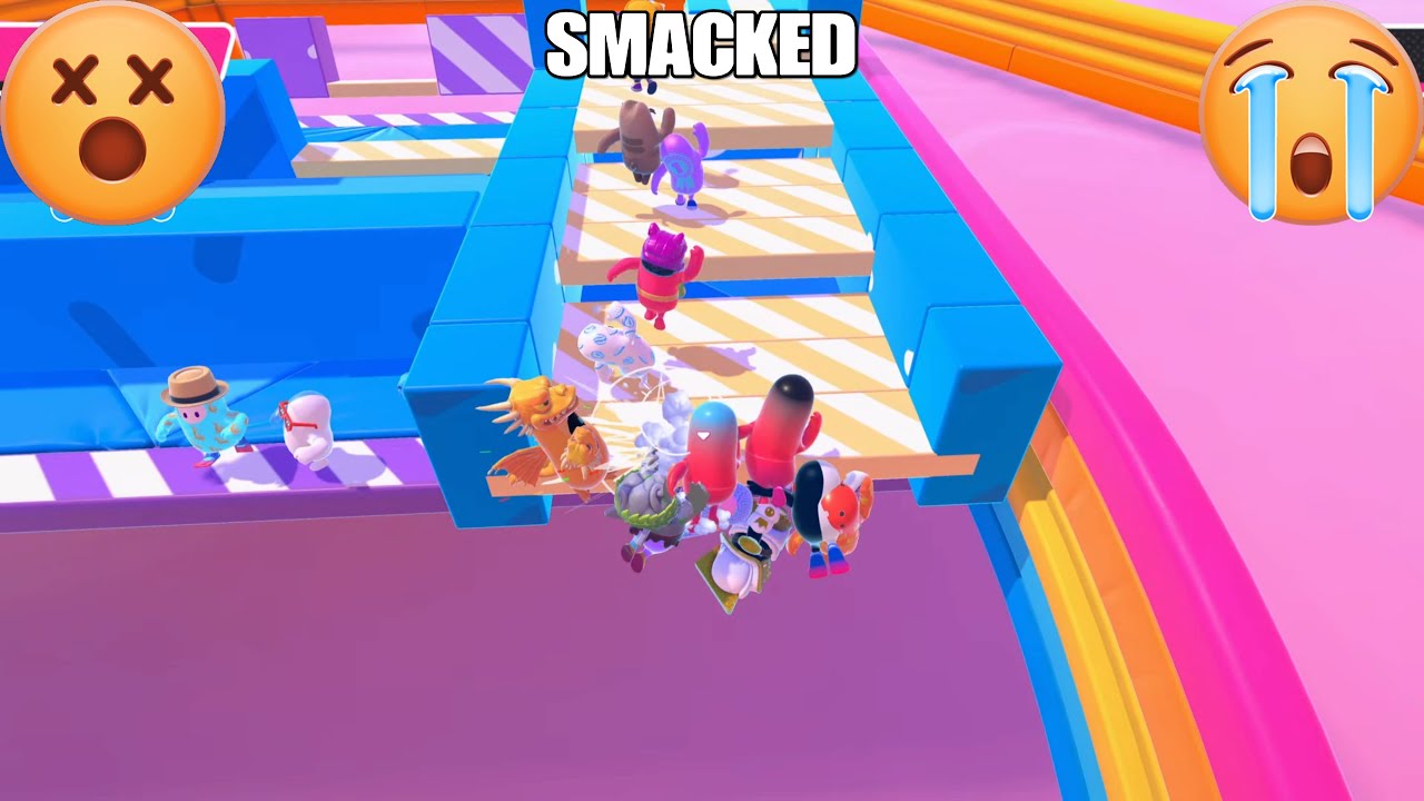 Fall Guys everyone eliminated in SECOND ROUND - YouTube