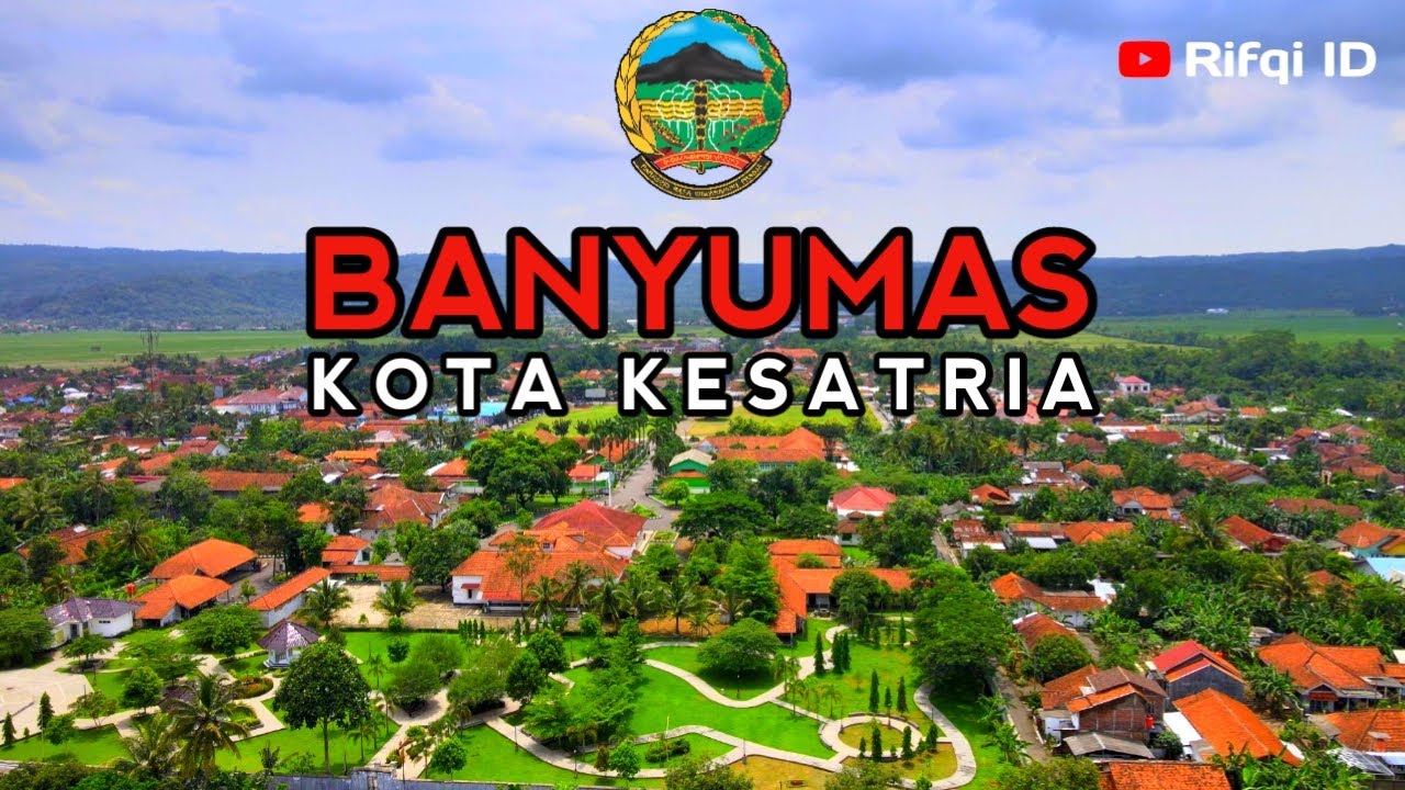 Drone view kota Banyumas Jawa tengah 2021 - YouTube