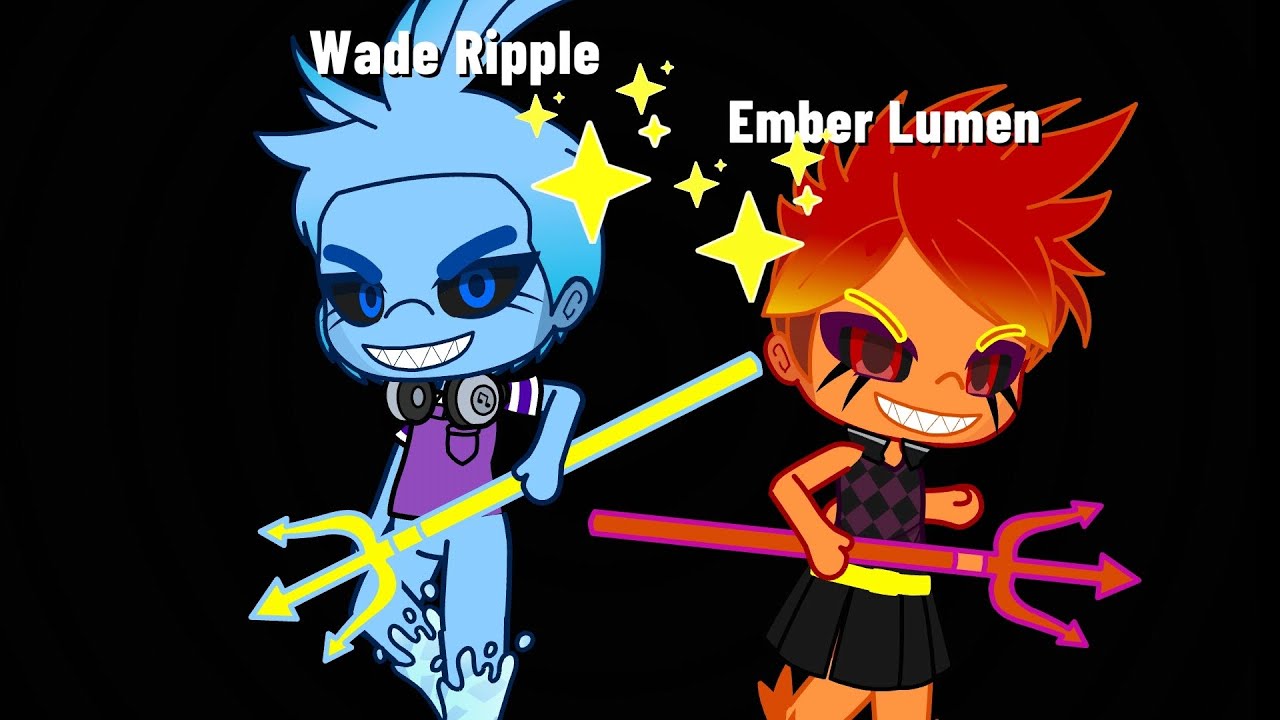Roblox Ember🔥 And Wade's💧Team Crossovers: Wade Ripple💧 And Ember Lumen🔥 ...