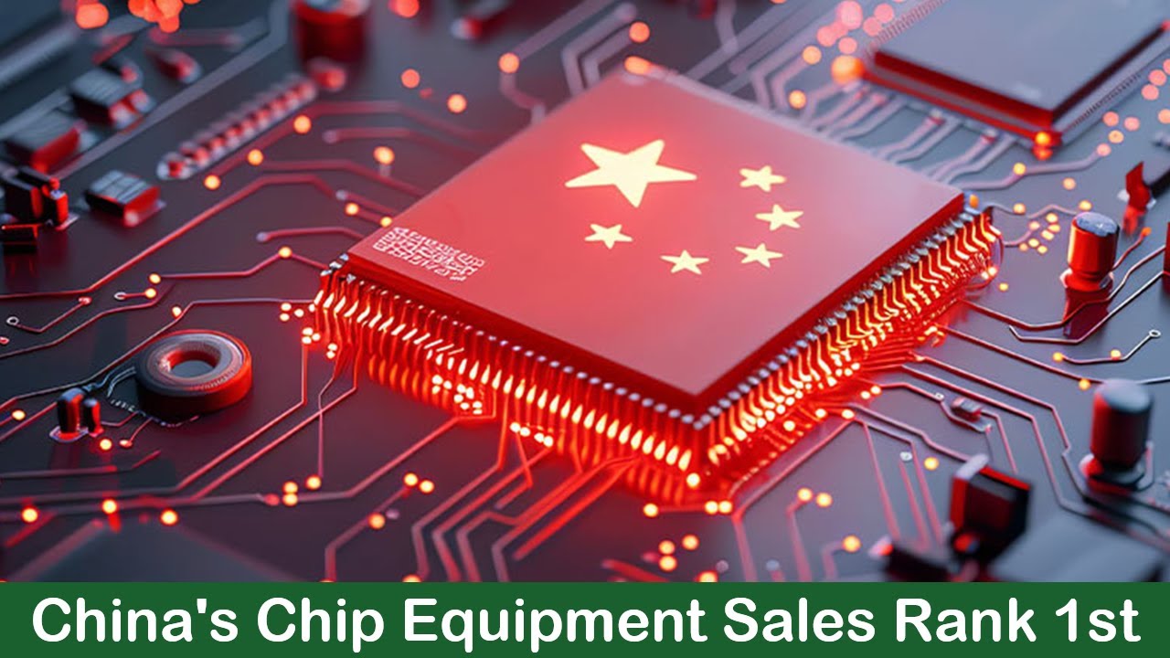 Mainland China's semiconductor equipment sales remain ranked first in ...