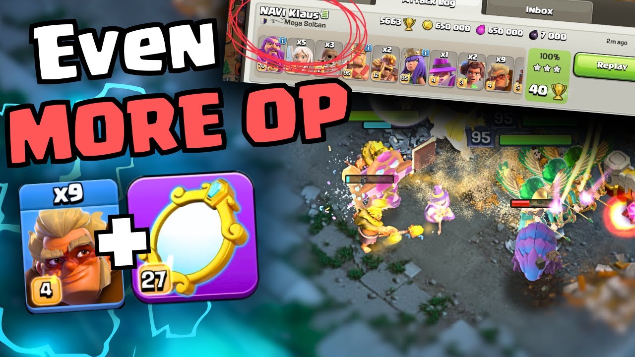 MASS DRUIDS is even MORE OP with new MAGIC MIRROR - Even Klaus gets rekt! | TH16 best attacks ...