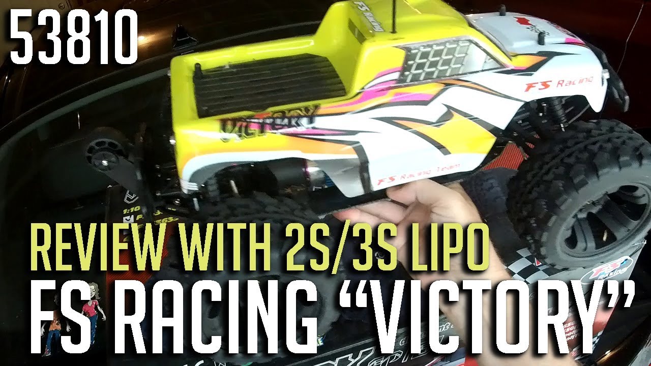 FS Racing 53810 Brushless 4WD Truck Review on 2s/3s lipos - YouTube