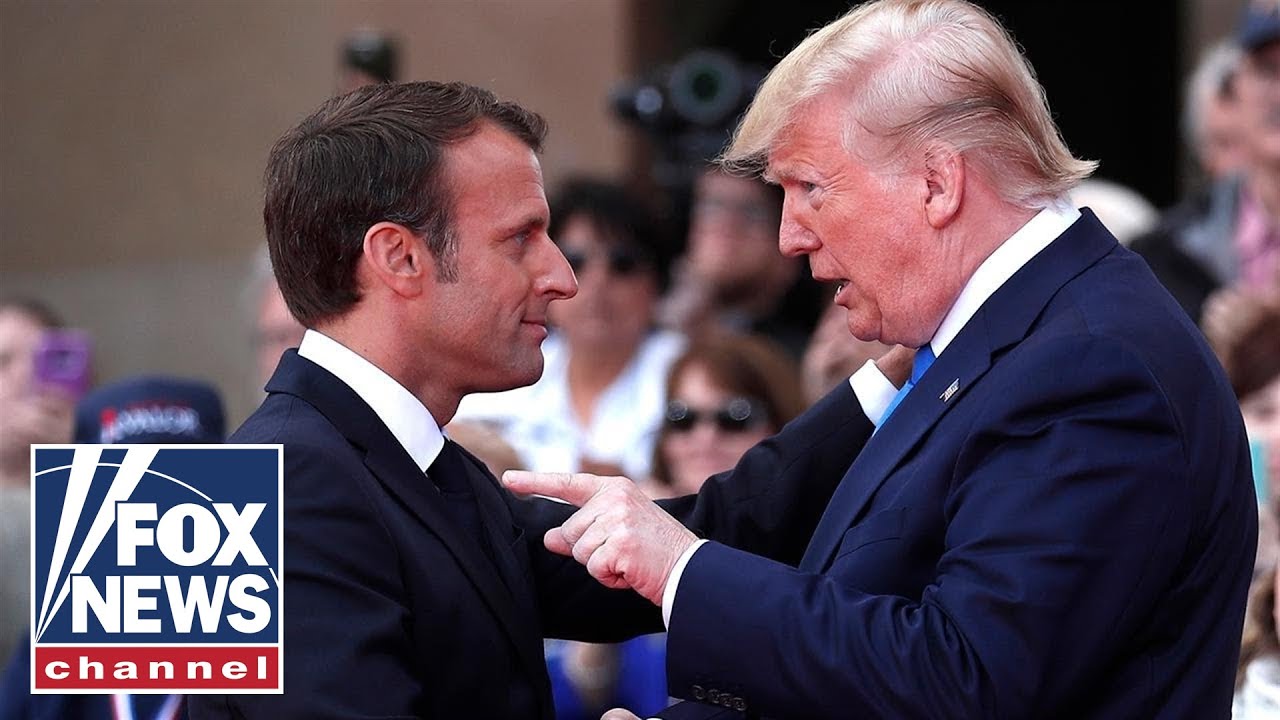 Trump and Macron hold bilateral meeting - YouTube
