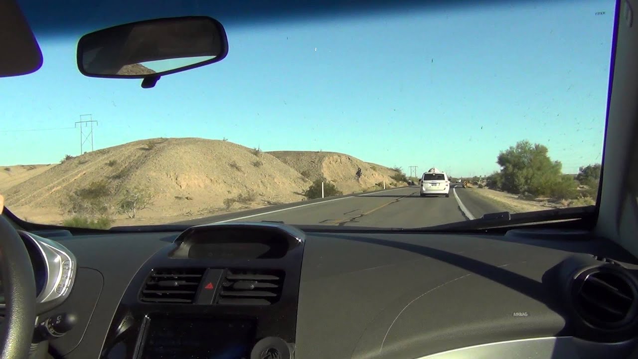 U.S. 95 Highway driving north through Dome Valley, Arizona - YouTube