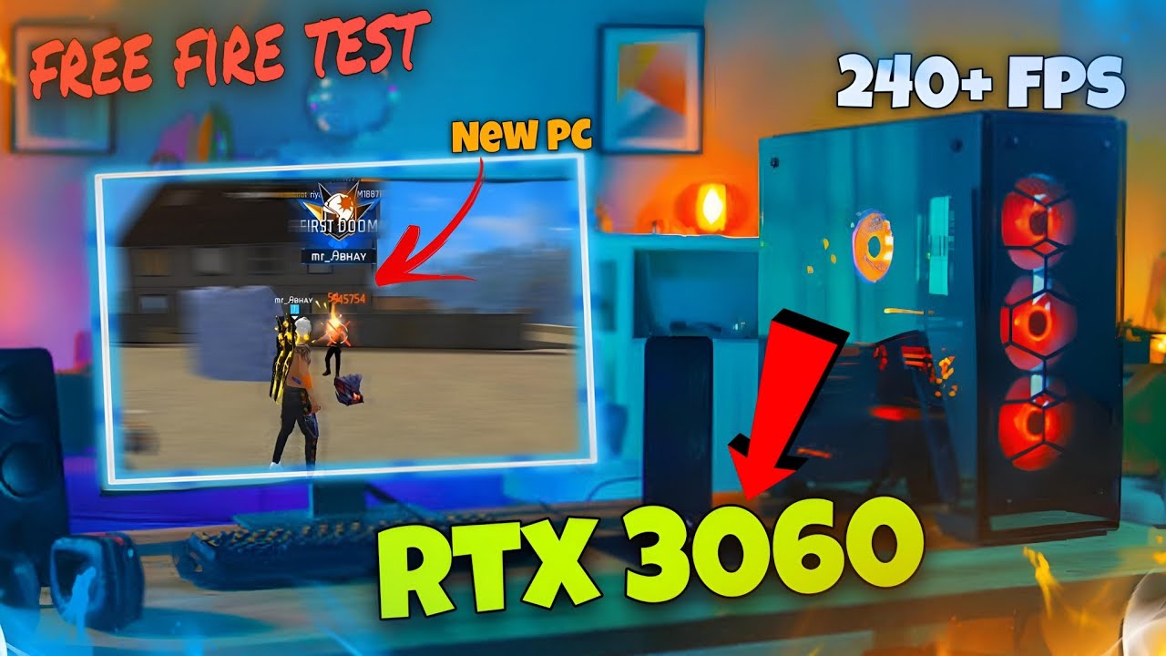 i5 12400+RTX 3060 Free Fire Gaming Test 🎮 | RTX 3060 Gaming Test 🎮 ...