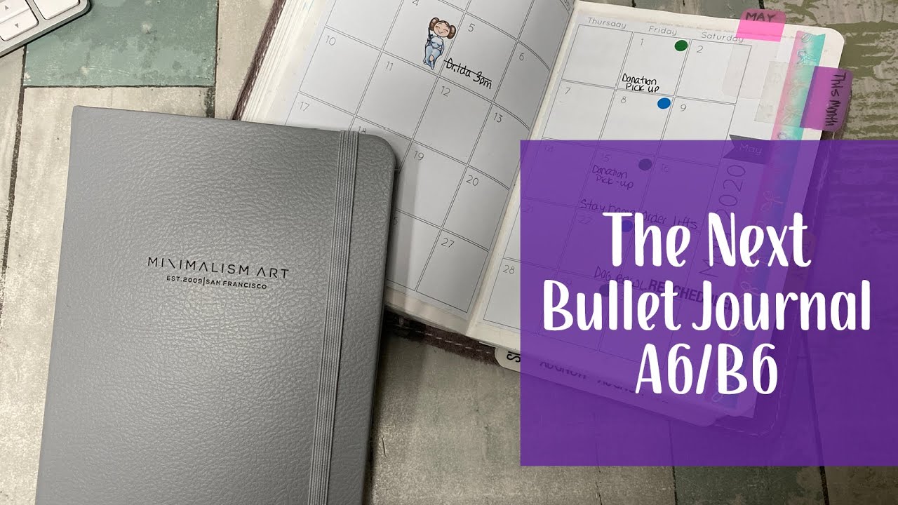 My next bullet journal B6/A6 - YouTube