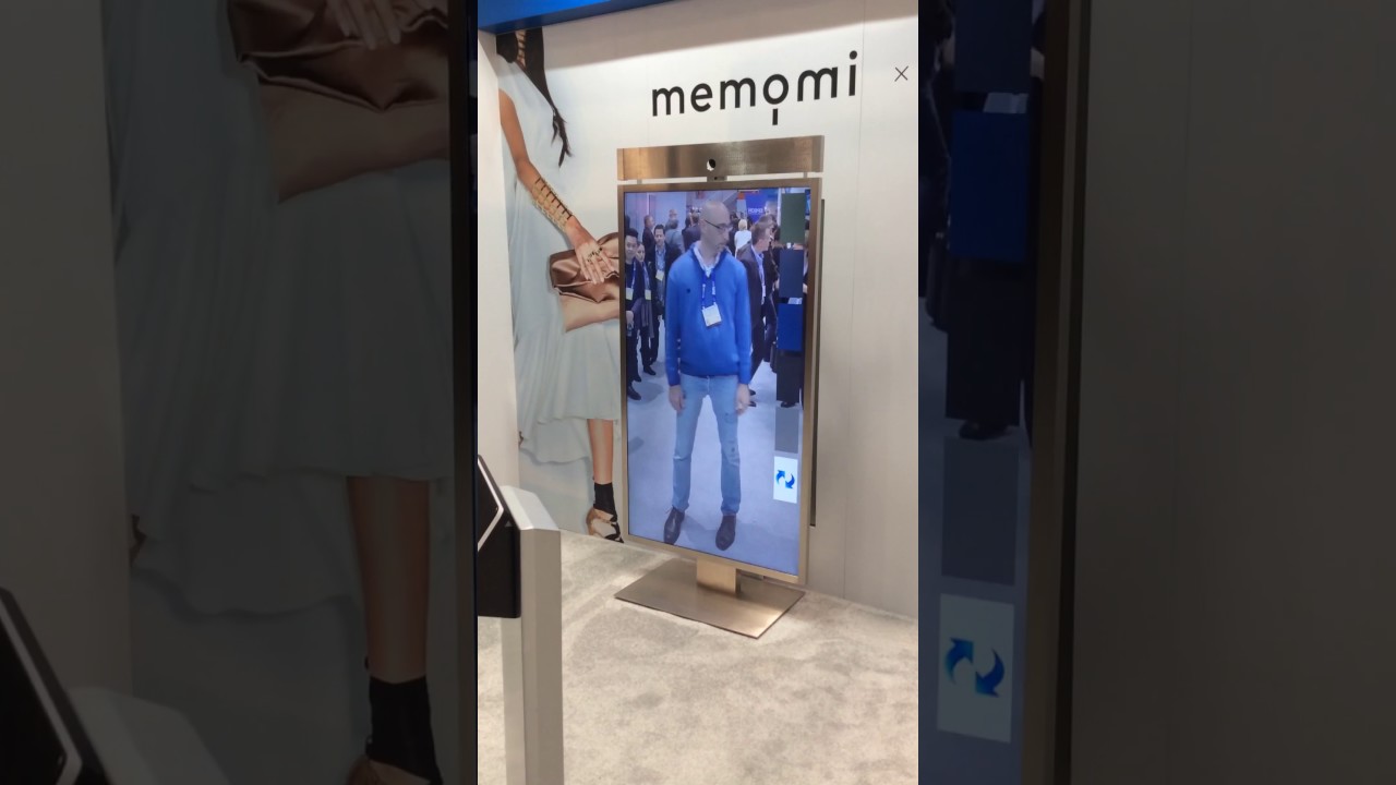 NRF 2016 digital Mirror Intel Memomi - YouTube