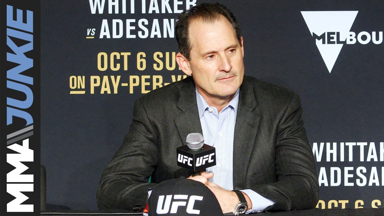 UFC exec. Lawrence Epstein addresses media after UFC 243 - YouTube