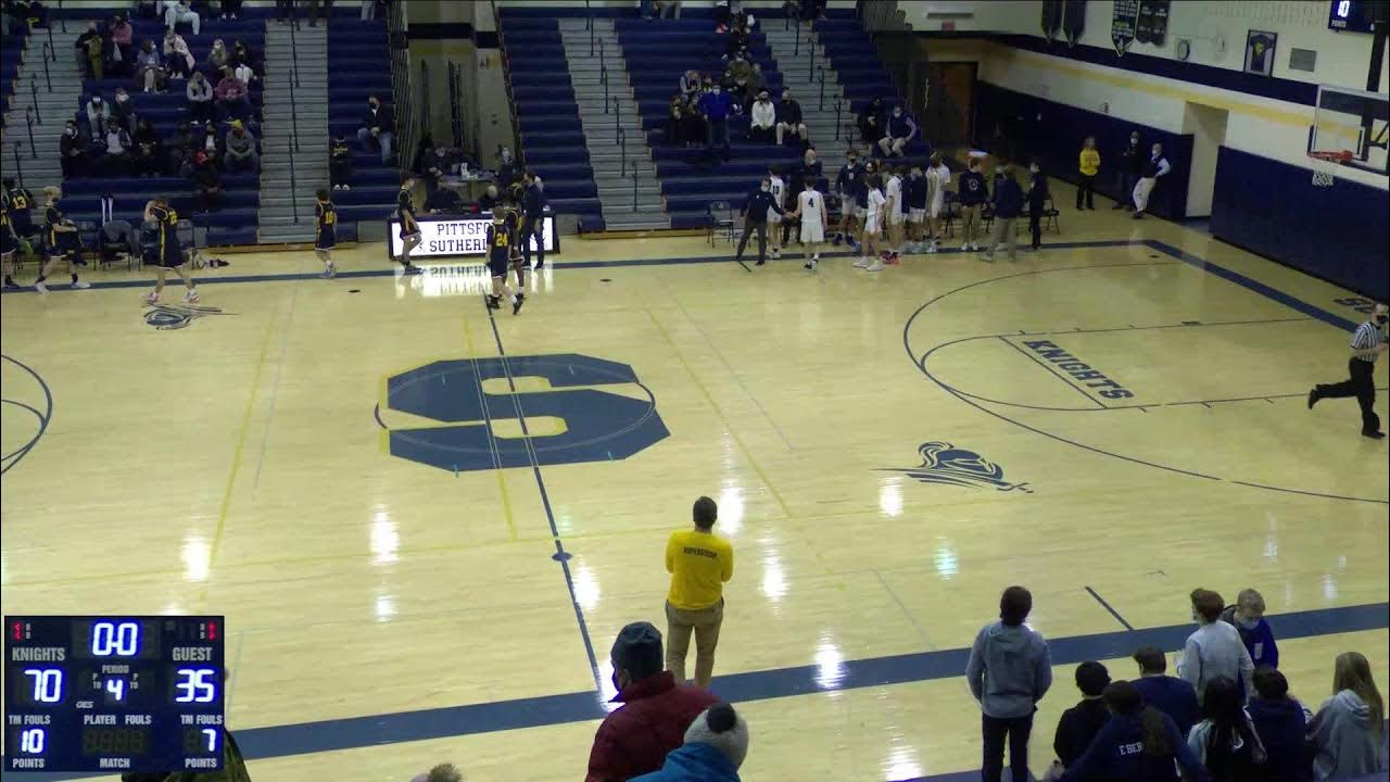 Pittsford Sutherland vs Spencerport High School Boys' Varsity Basketball - YouTube