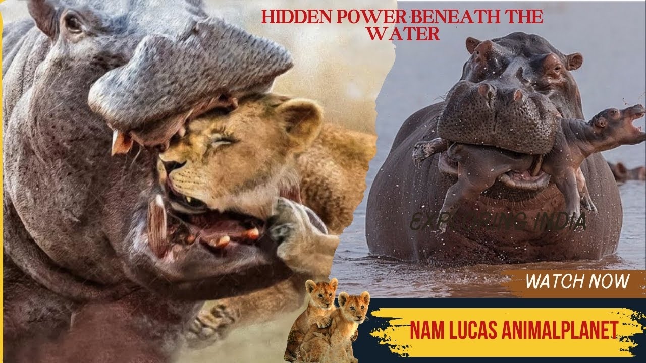 Hippopotamus – The ruler of rivers, protecting life. - YouTube