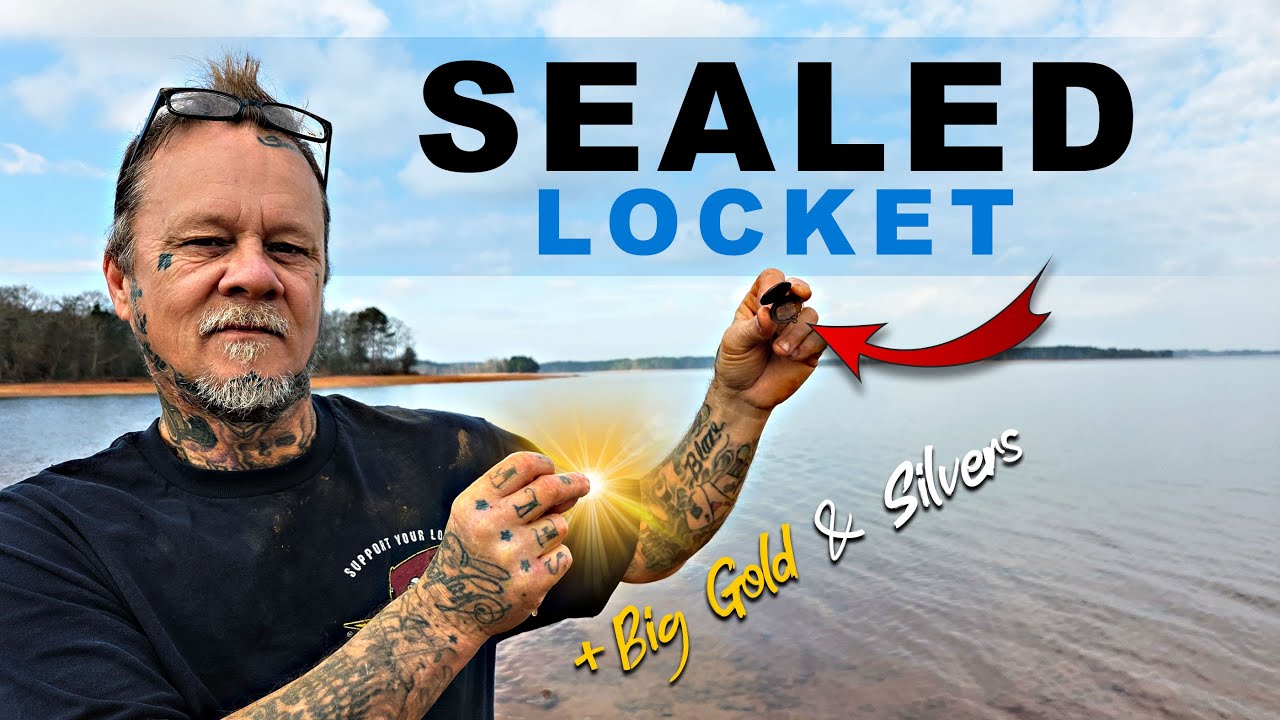 We OPENED a SEALED LOCKET Found Under a Lake + BIG GOLD & SILVERS ...