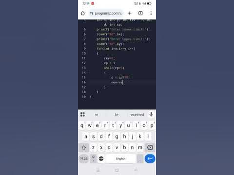 Find ALL Palindrome Numbers in a Range with C Program? - YouTube