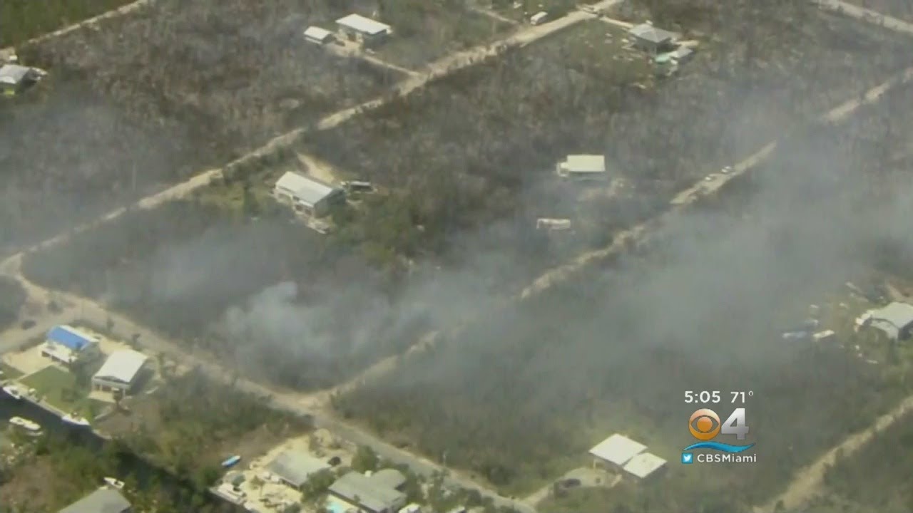 100 Acres Burned So Far In Fast Moving Keys Brush Fire - YouTube