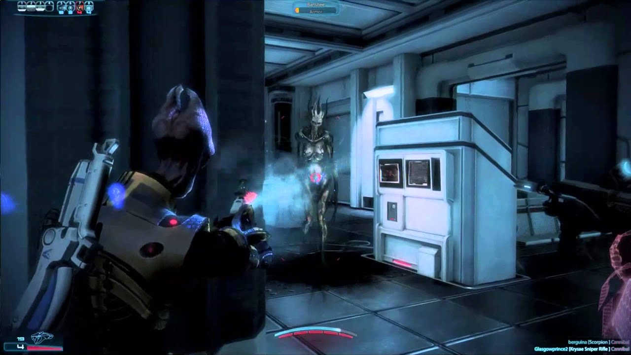 Mass Effect 3 - The Salarian Engineer And The Turian Sentinel - YouTube