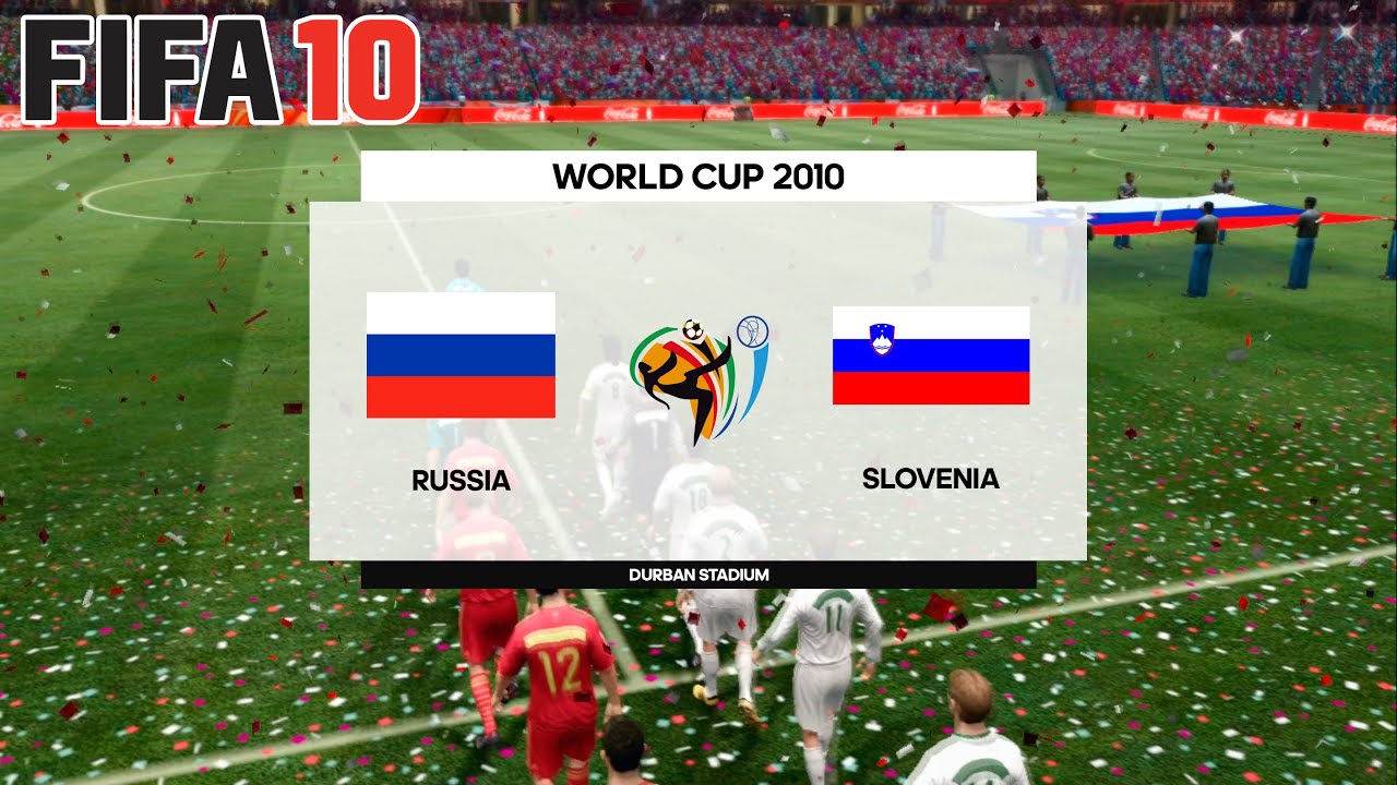 2010 FIFA World Cup South Africa (FIFA 10) - Russia (Россия) vs Slovenia - Gameplay PS3 HD ...
