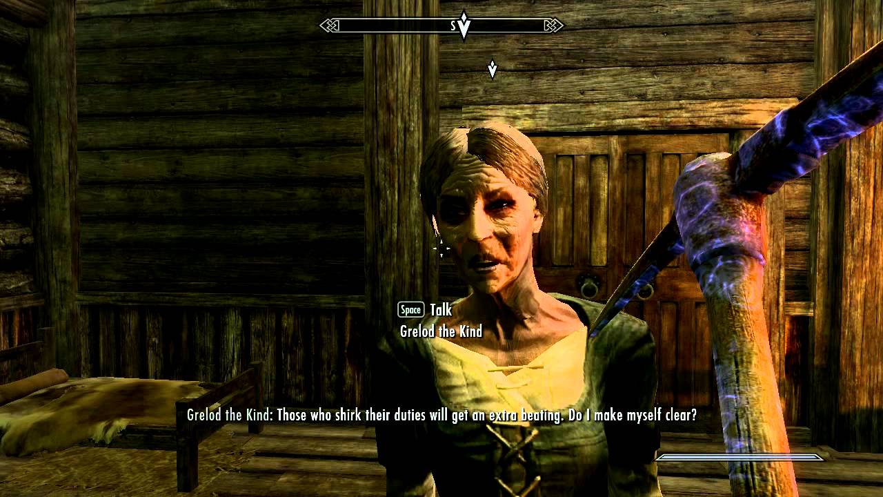 Skyrim Pickaxe Decapitation - YouTube