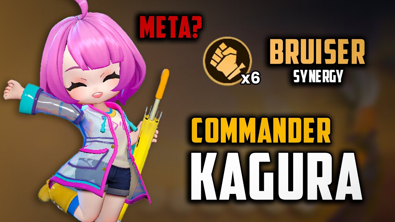 META? COMMANDER KAGURA BRUISER SYNERGY | MAGIC CHESS GO GO #assasino ...