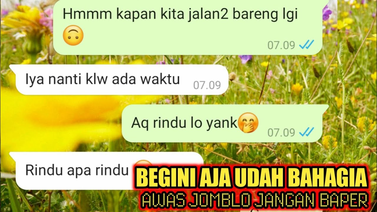 cara buat cewek nyaman lewat chat_#prank taks chat wa romantis buat ...