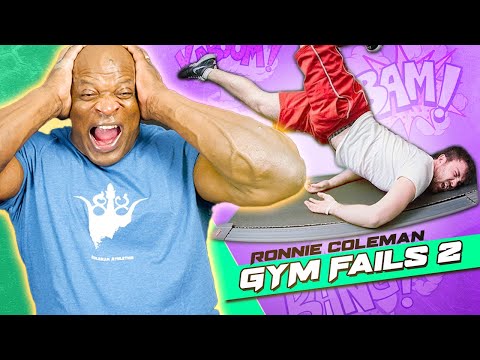 Ronnie Coleman REACTS to Insane GYM FAILS!!!