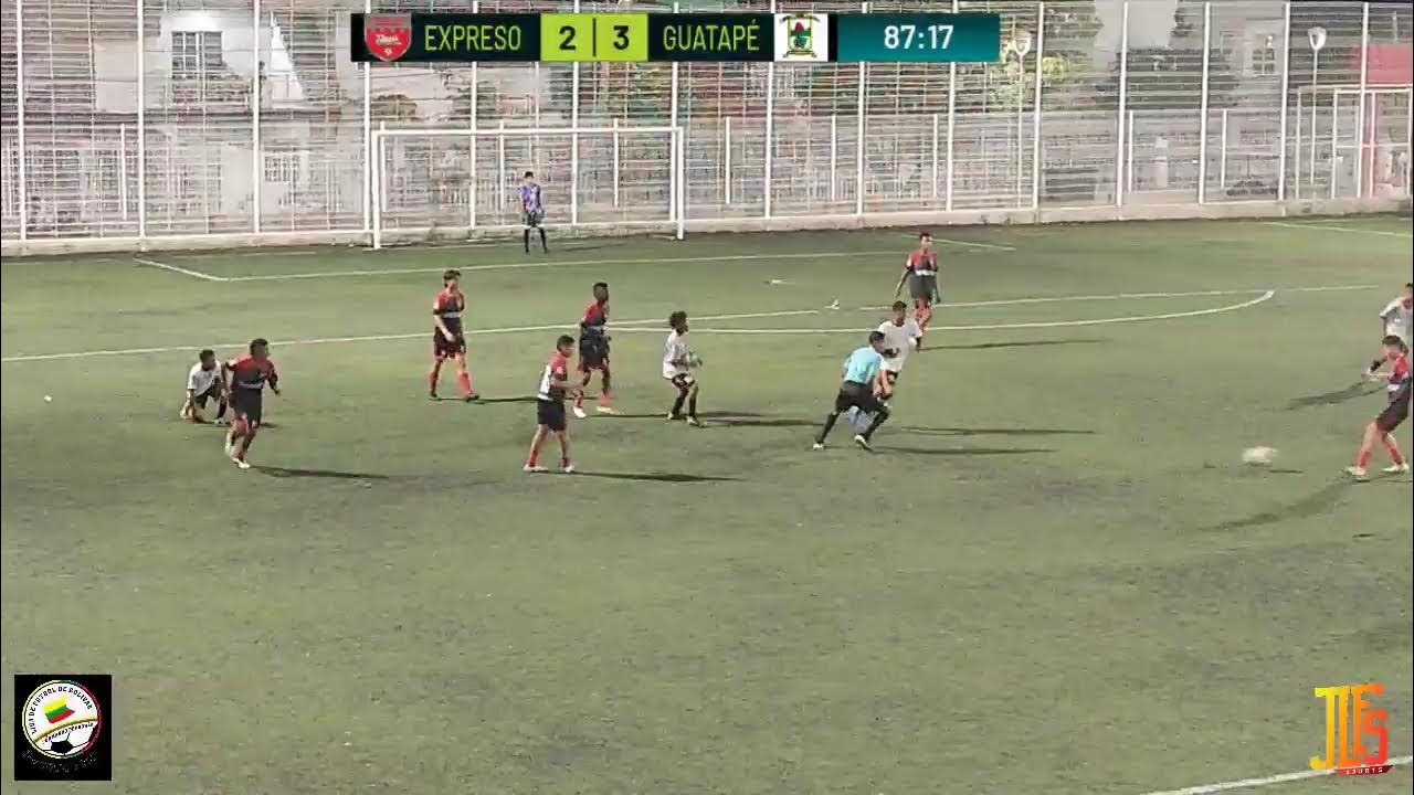 TORNEO SUPERLIGA U17 EXPRESO ROJO VS GUATAPÉ - YouTube