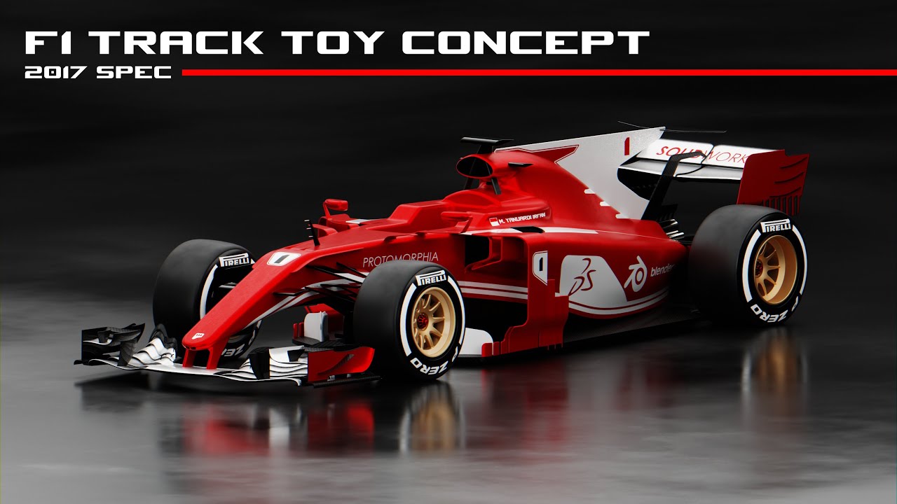 F1 Track Toy 2017 Spec Concept (Design Using Solidworks) - YouTube