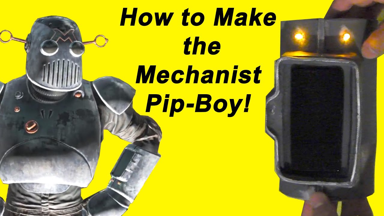 How to Make the Mechanist Pip Boy (DIY) - YouTube