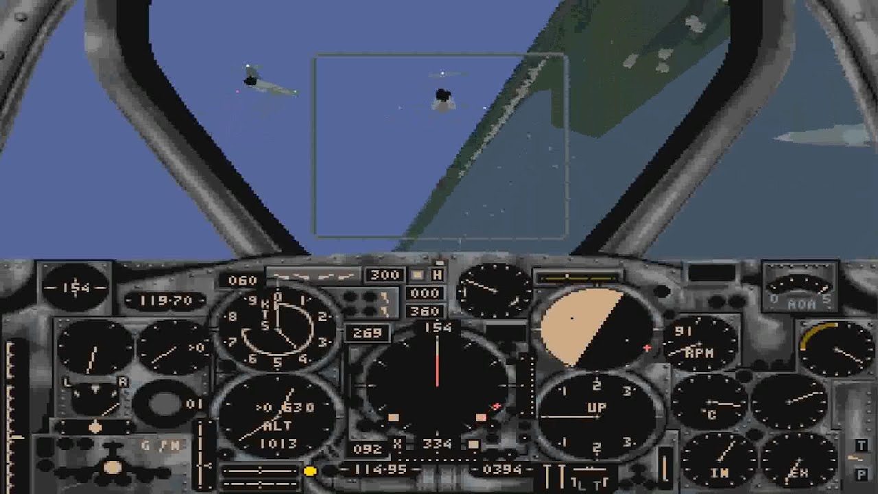 AMIGA Jet Pilot Demo Version AMIGA OCS BUT AGA RUN 1996 Vulcan Software ...