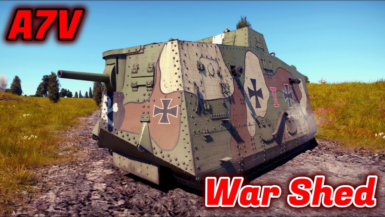 A7V vs WWII Tanks in Regular Battles - INSANE SURVIVABILITY [War Thunder] - YouTube
