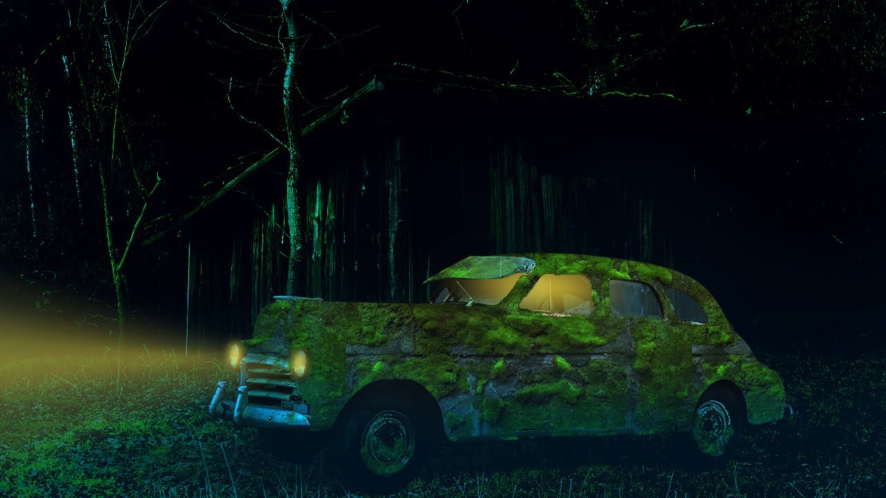 How to create Moss Car in forest to Manipulation in Photoshop ...