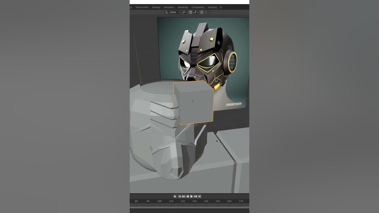Making ROBLOX UGC MASKS In Blender! #shorts - YouTube