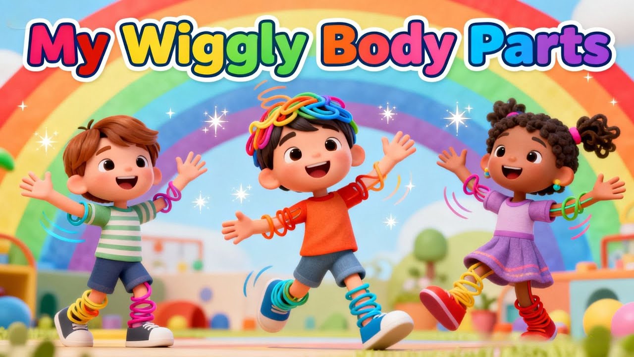 Shake Wiggle Move! | Dance Action Song for Kids | Nursery Rhymes - YouTube