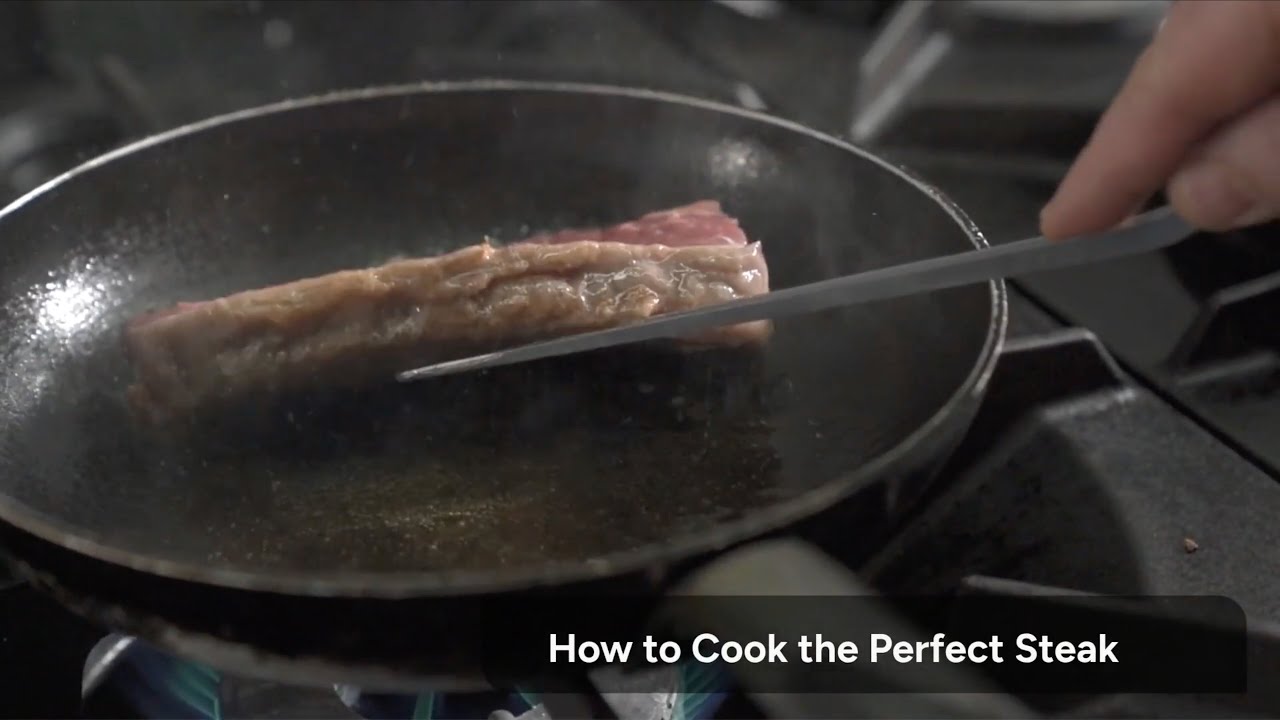 A steak cooking video created entirely using generative AI - YouTube
