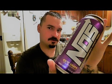NOS Grape High Performance Energy Drink Review - YouTube