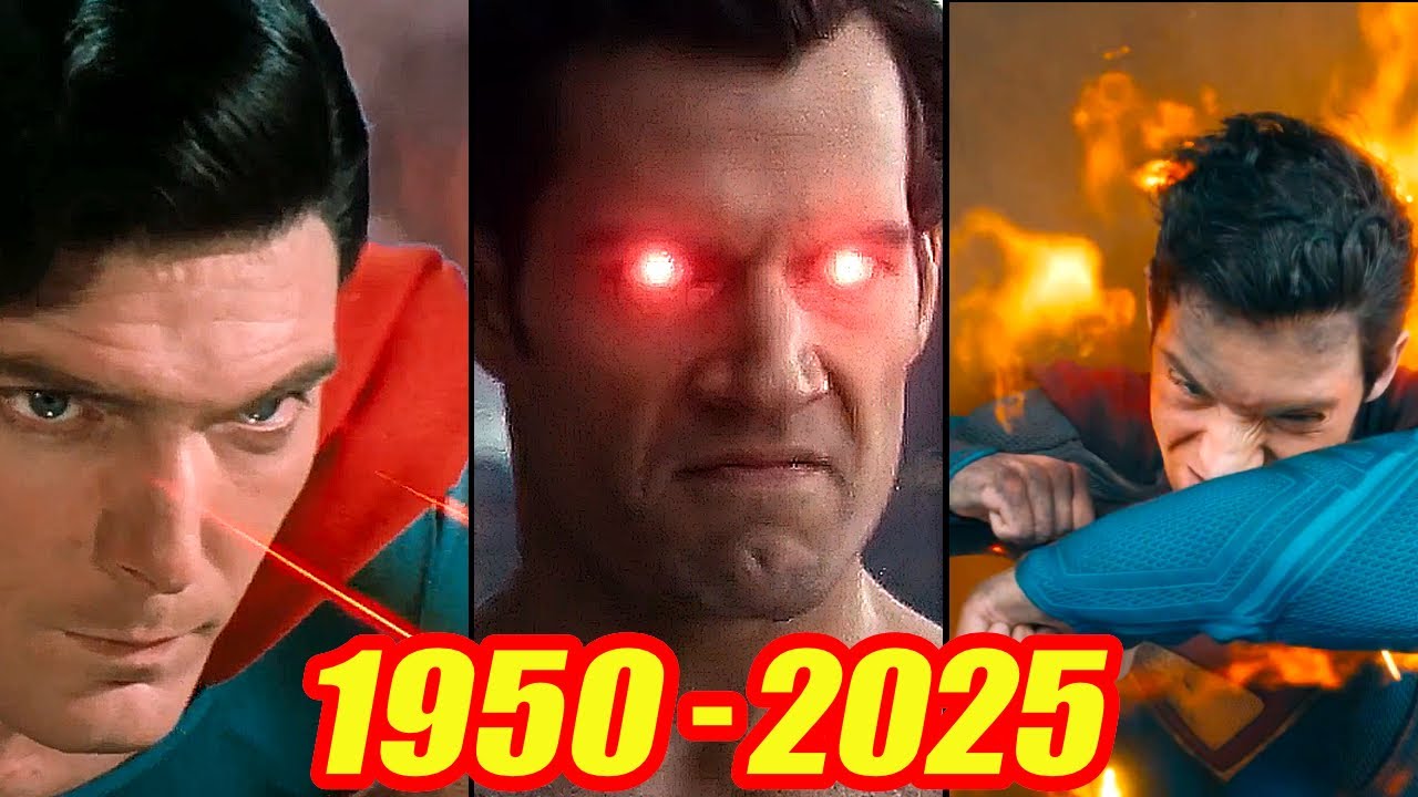 Evolution of SUPERMAN superpowers | 1950-2025 - YouTube