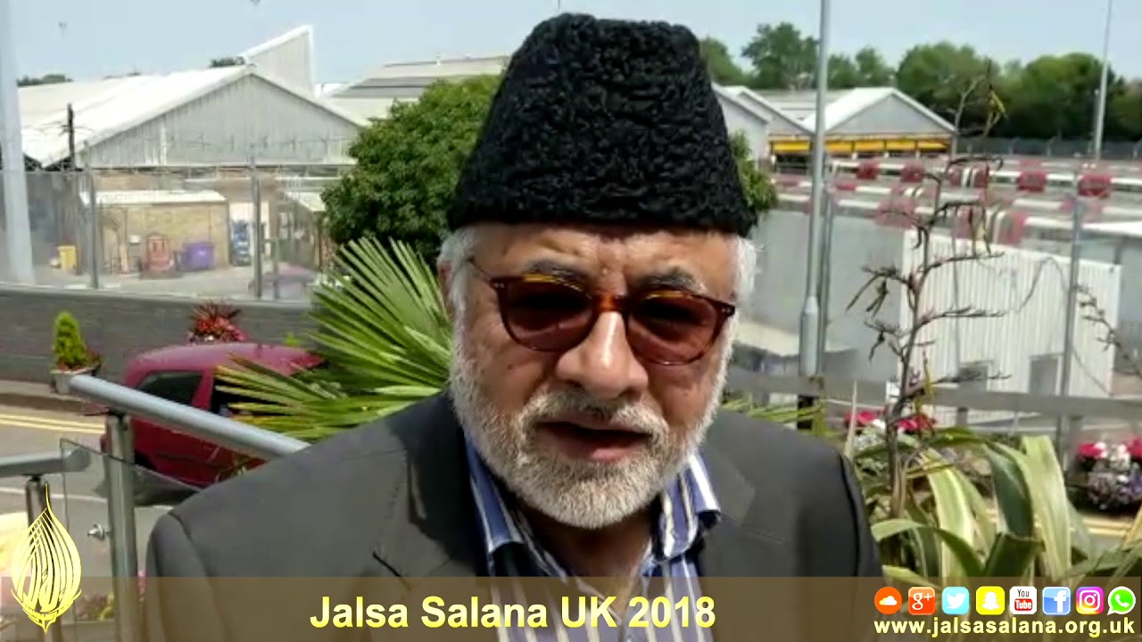 Muhammad Akram Ahmadi/Naib Afsar Rabta Jalsa Salana UK 2018 - YouTube